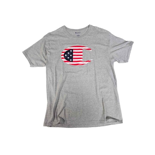 Men’s large champion American flag logo shirt | eBay