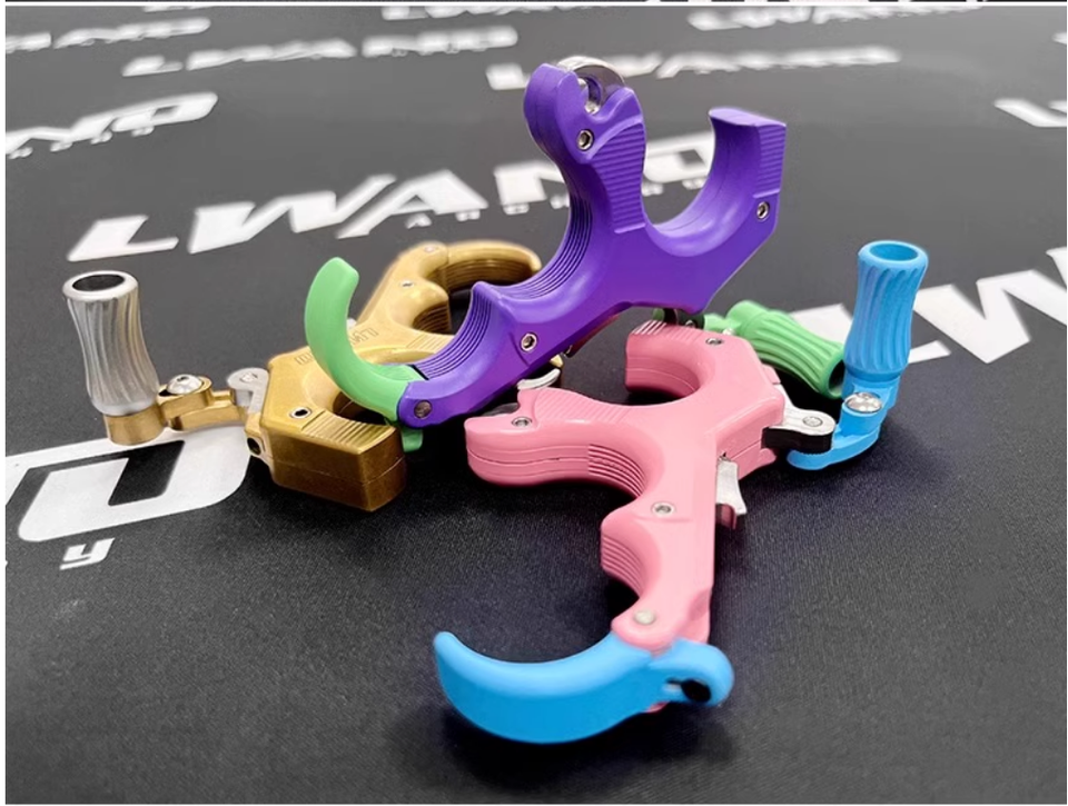 Compound Bow Release Aids 3 4 Finger Thumb Trigger Grip Archery ...