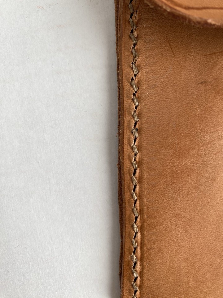 New Handmade BASENJI Leather Clutch Bag Wallet Single Compartment with ...