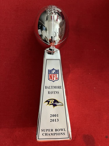 Super Bowl Replica Lombardi Trophy 9” Championship trophy Baltimore ...