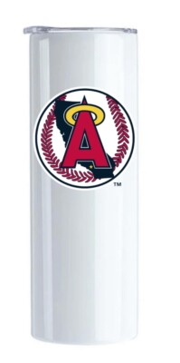 Los Angeles Angels AB MLB Multicolor 20oz Insulated Tumbler Box Lid ...
