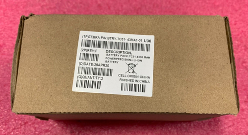 Lot Of 2 Zebra BTRY-TC51-43MA1-01 Li-Ion Battery Pack For TC51/56 | eBay