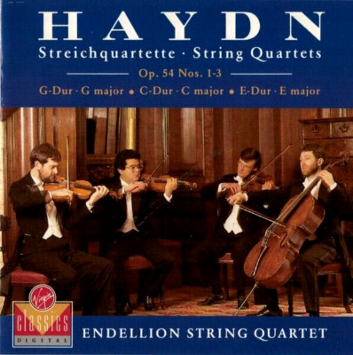 Haydn String Quartets op.54 Nos. 1-3 ENDELLION STRING QUARTET Virgin ...