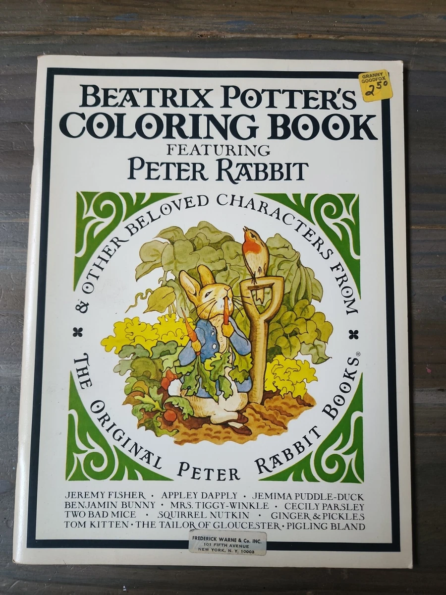 Peter Rabbit Coloring Book