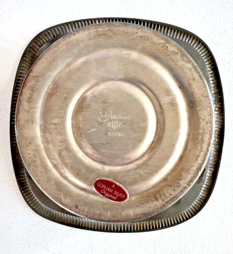 Vintage Gorham EP YC7738 Bowl Silver Plated W/ Original Sticker 6" x 6 ...