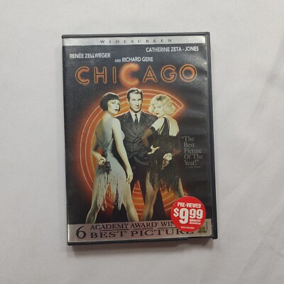 Chicago (DVD, 2003, Widescreen) Richard Gere, Renee Zellweger | eBay