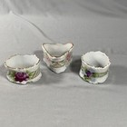 3 Vtg Hand Painted Porcelain China Napkin Rings | eBay