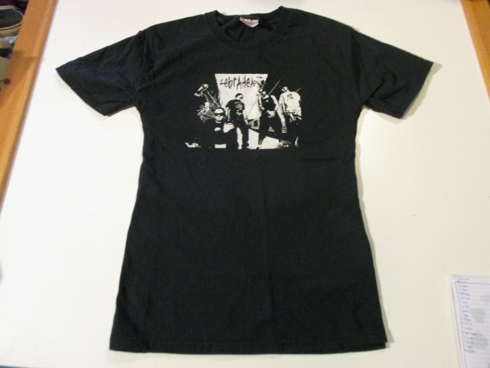 ZEBRAHEAD ALTERED SEWN VINTAGE T-SHIRT XS RARE REEL BIG FISH WASTE OF ...