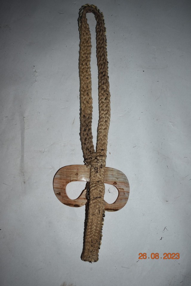 PAPUA NEW GUINEA HUGE NASSA SHELL NECKLACE, NOSEPIECE, 24" 1900S | eBay