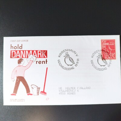Denmark. FDC . "Keep Denmark Clean" Kr. 3.50 , 19-9-91 | eBay