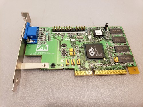 Vintage ATI 109-49800-11 3D Rage Pro Turbo 8MB AGP Video Graphics Card ...