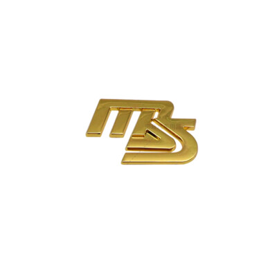 Gold MS Letters MazdaSpeed Logo Car Rear Trunk Lid Emblem for Mazda 2 3 ...