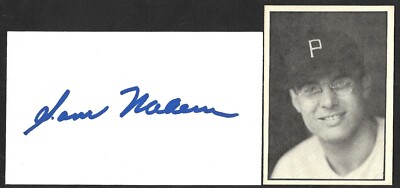 Samuel Nahem( Debut 1938 ) BKLYN STL PHI SIGNED AUTOGRAPH AUTO 3x5 ...