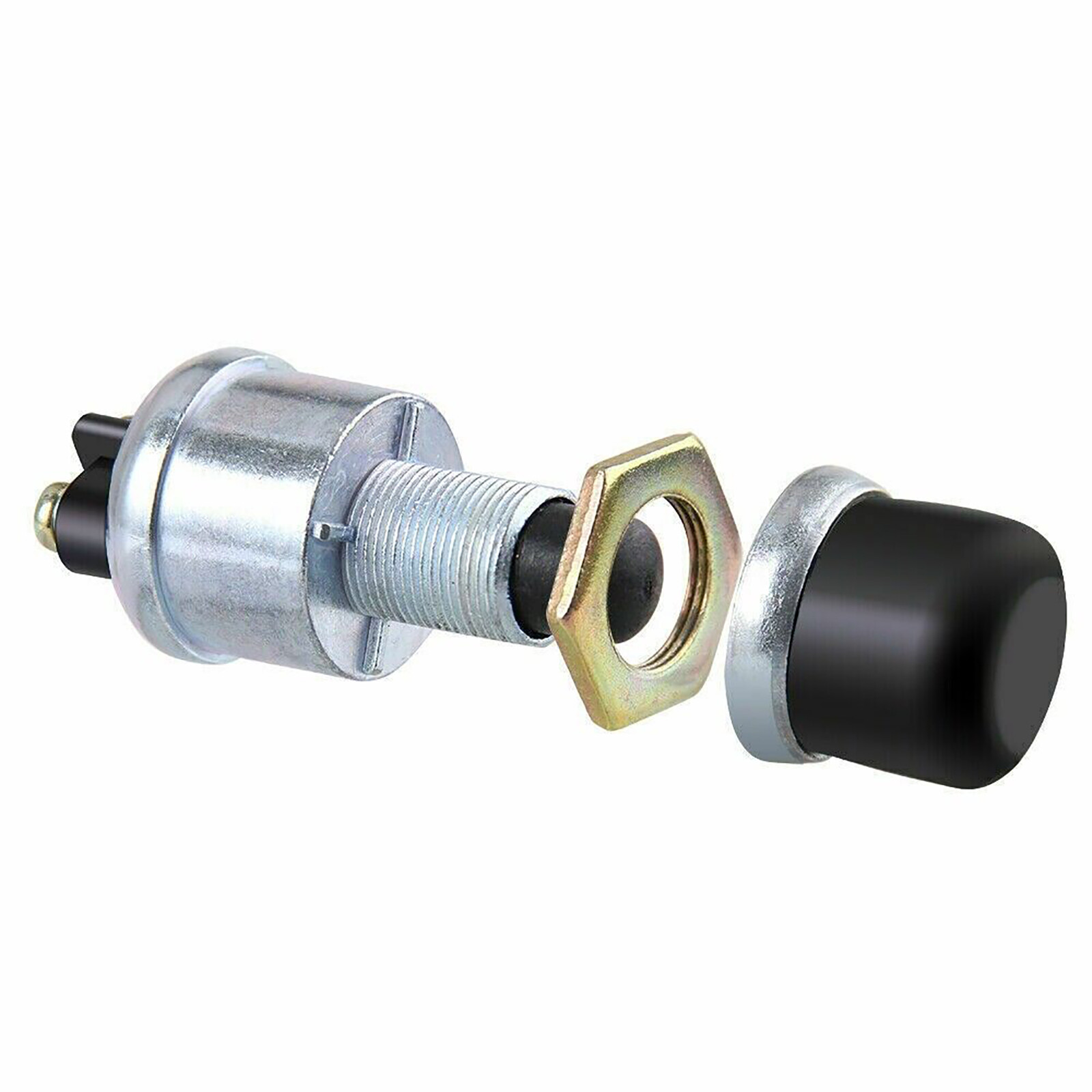 3PCS Waterproof Heavy-Duty Momentary Push-Button Starter Switch For ...