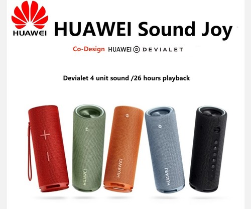 Bocina Huawei Sound Joy Portátil Bluetooth Devialet Negro