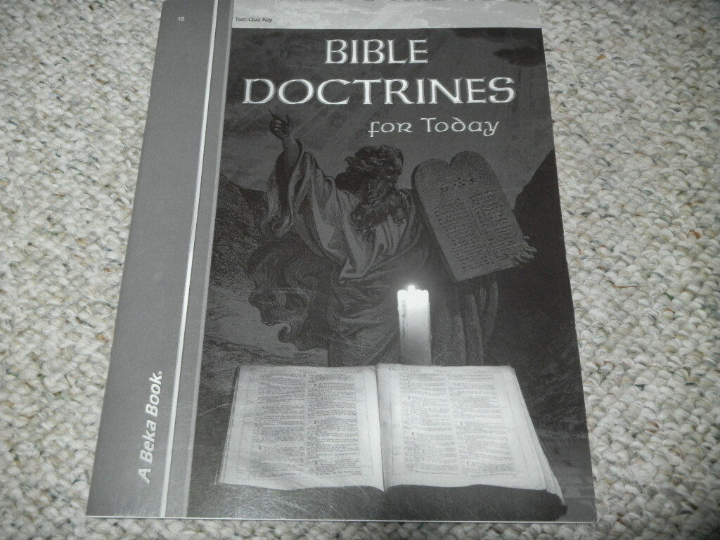 Bible Doctrines for Today- Quiz/ TEST KEY (A Beka Book) FREE SHIP | eBay