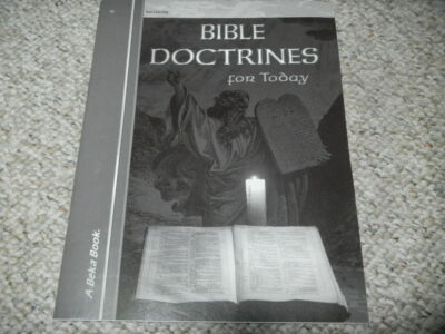 Bible Doctrines for Today- Quiz/ TEST KEY (A Beka Book) FREE SHIP | eBay