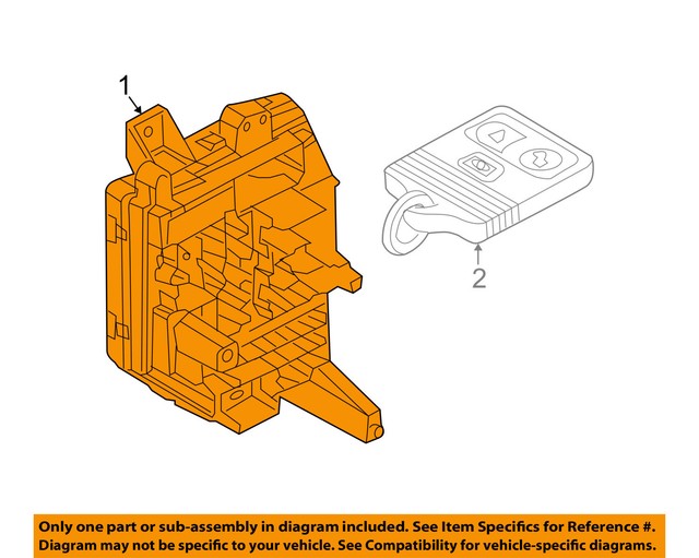 Anti-theft-receiver F87Z15604AA OEM Ford Old Stock NOS for sale online ...