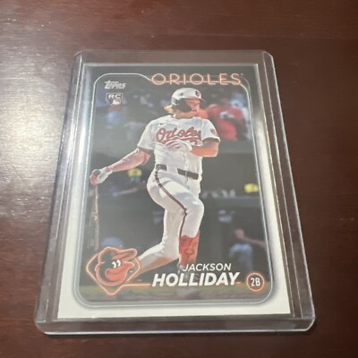 Jackson Holliday 2024 Topps Update Base Rookie Card No. US50 - NM/MT+ ...