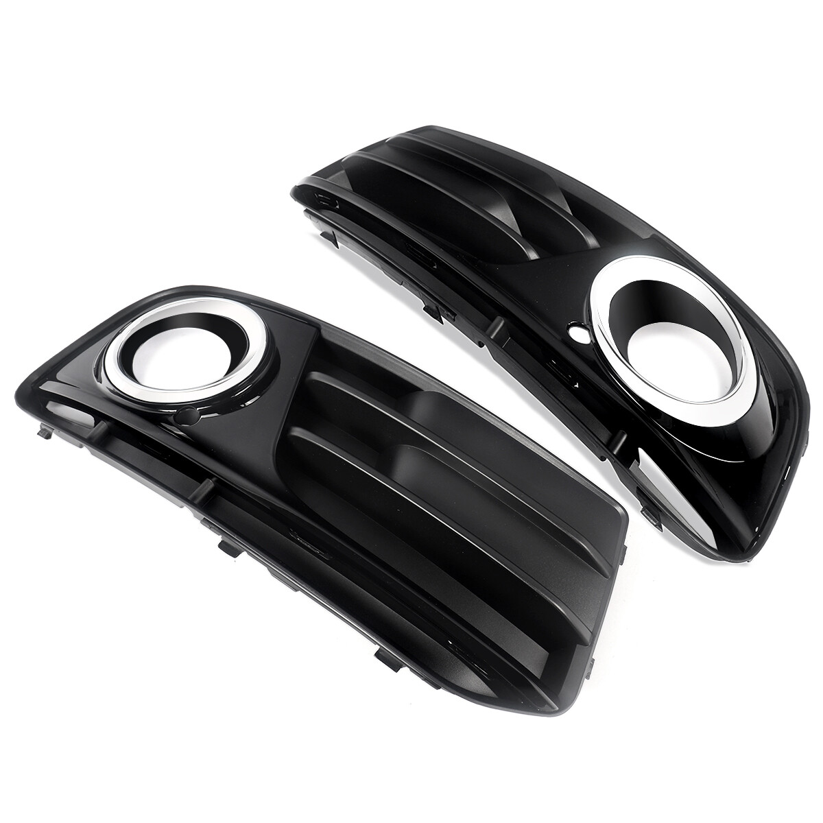 For Audi Q5 2013-2016 Front Bumper Fog Light Covers Bezels Side Grille ...