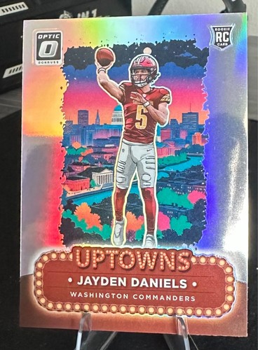 🔥 2024 Donruss Optic Uptowns Jayden Daniels #2 – SSP Rookie QB! 🌟 | eBay