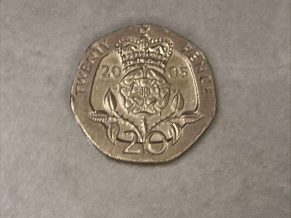 20p coin from 2005 which is extremely rare and in pristine condition ...