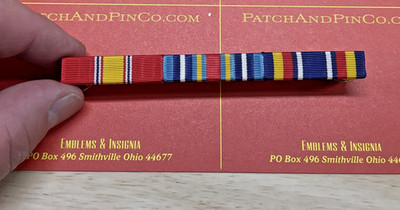 Operation Enduring Freedom Veteran Ribbon Mounted 3 Bar Vanguard ...