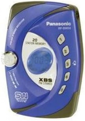 Panasonic Shockwave Portable AM/FM Jogger Radio - Blue (RF-SW50-PC-A ...