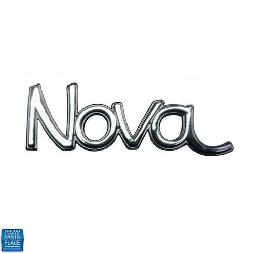73-74 Chevrolet Nova Front Fender Emblem Black Chrome New EACH GM Part ...