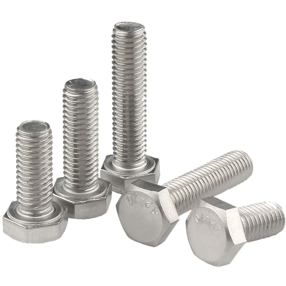 M18 -1.5 Fine Thread A2 Stainless Steel Fully Threaded Hex Head Bolts ...
