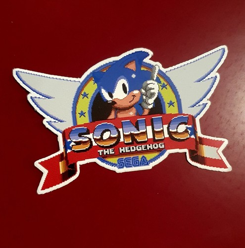 Sonic The Hedgehog 10cm Vinyl Sticker Window Laptop Skateboard ...