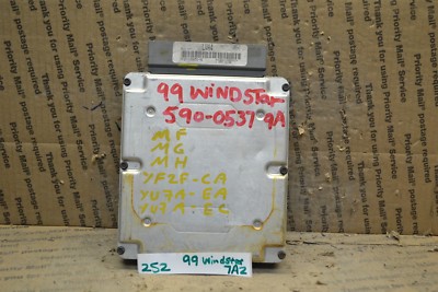 1999 Ford Windstar 3.8L Engine Control Unit ECU XL2F12A650ME Module 252 ...