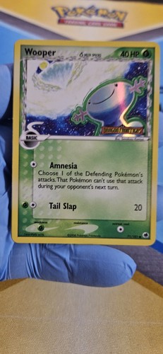 Pokémon TCG Wooper (Delta Species) EX Dragon Frontiers 71/101 Reverse ...