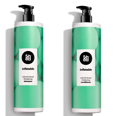 Shed Inflatable Volume Boost Thickening Shampoo & Conditioner 1000ml ...