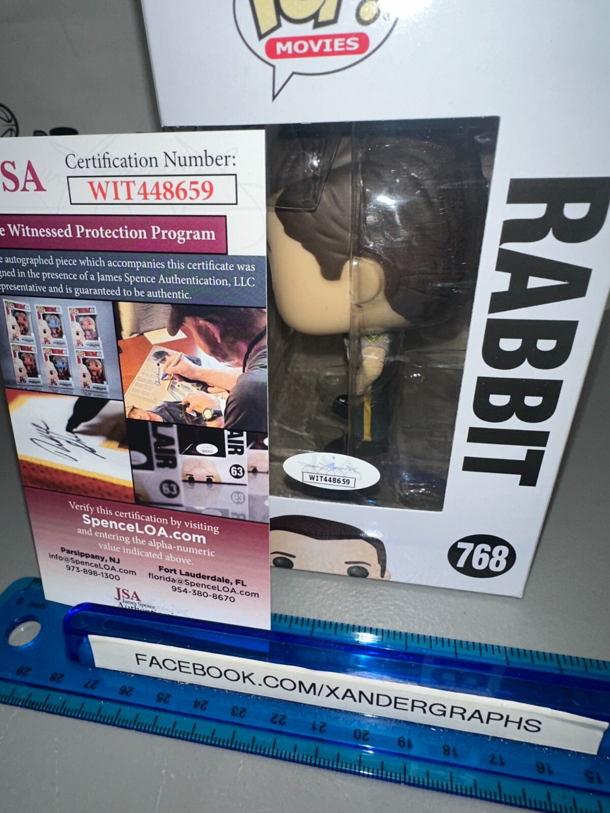 ERIK STOLHANSKE RABBIT SUPER TROOPERS #768 SIGNED AUTOGRAPHED FUNKO POP ...