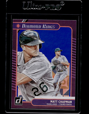 2021 Donruss Holo Blue #11 Matt Chapman DK | eBay