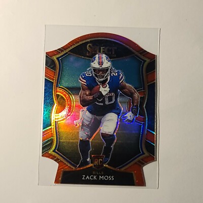 Zack Moss 2020 Select Red Die-Cut Card No. 69 Rookie RC | eBay