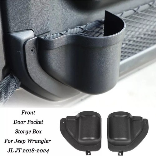 For Jeep Wrangler JL Gladiator JT 2018-2023 Car Front Door Storage Box ...