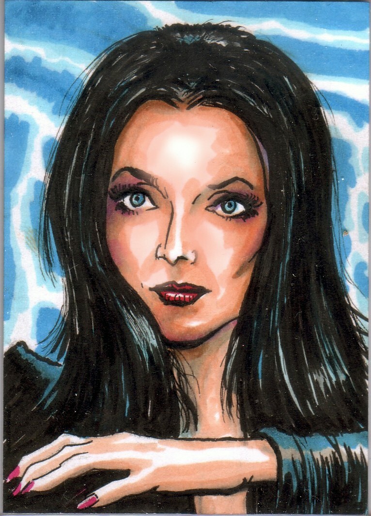 Addams Family Card SET 5 SKETCH PRINTS signed Matthew Parmenter | eBay