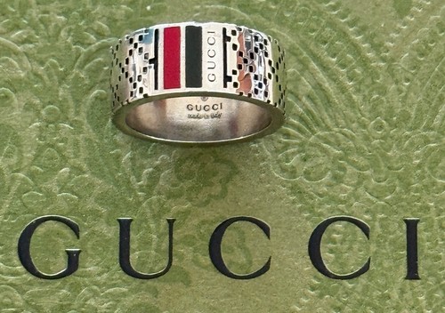 Gucci Diamante Ring Sterling Silver 925 Size 6 US Made Italy | eBay