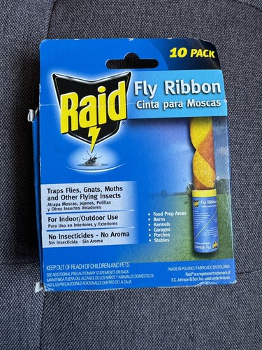 Raid fly ribbon trap *Open box* Only 7 Ribbons 72477986019| eBay