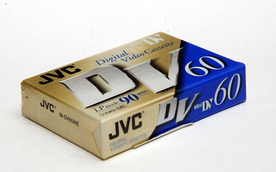 CASSETTA video mini-dv JVC DVM-60 60 min.Sp /120 min LP DVC minidv mini ...