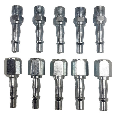 Air Line Fitting End Connector 5 Female & 5 Male Thread Pcl Compatible ...