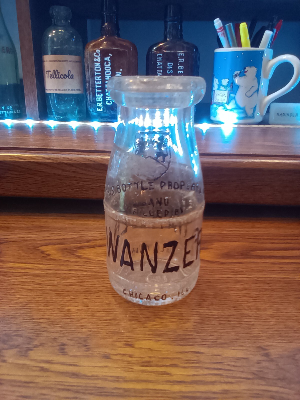 Vintage Wanzer Dairy Milk Bottle Chicago Ill #1 | eBay