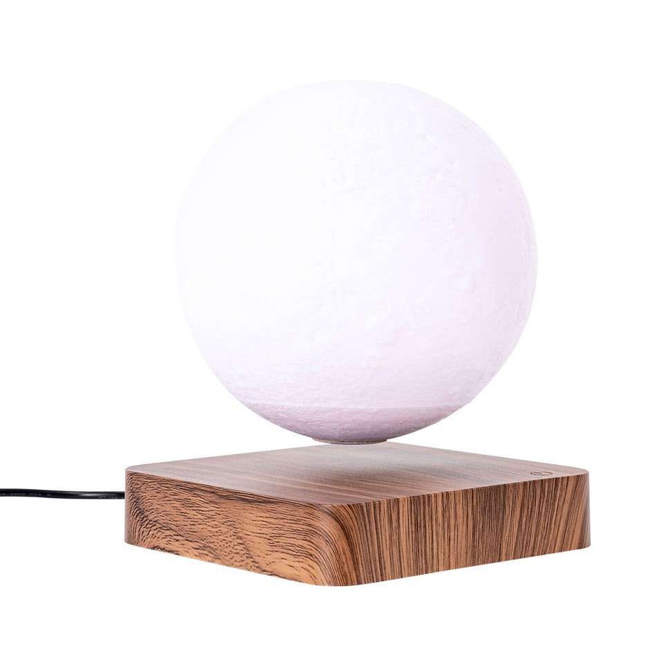 3D Printing Magnetic Levitating Floating Moon Lamp Night Light Room ...