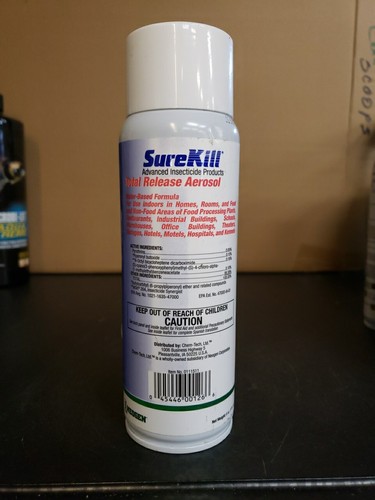 Sure Kill Total Release Aerosol Fogger- 6oz Can | eBay
