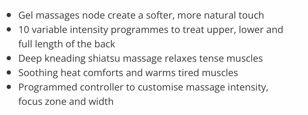 Homedics Cbs 2016 Gb Shiatsu Max 2 0 Heat Back And Shoulder Massager