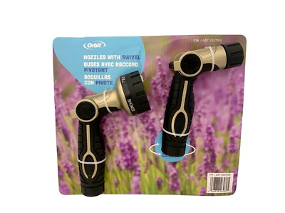 Orbit Nozzles with Swivel 2Pack Anti-Kink Swivel High Flow 8 Spray ...