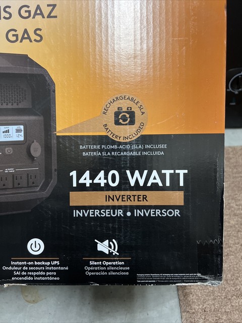 Duracell PowerSource 660 Quiet Portable Battery Powered Generator for ...