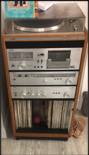 Philips Vintage Hifi System 302 1970s Record Player Cassette in ...